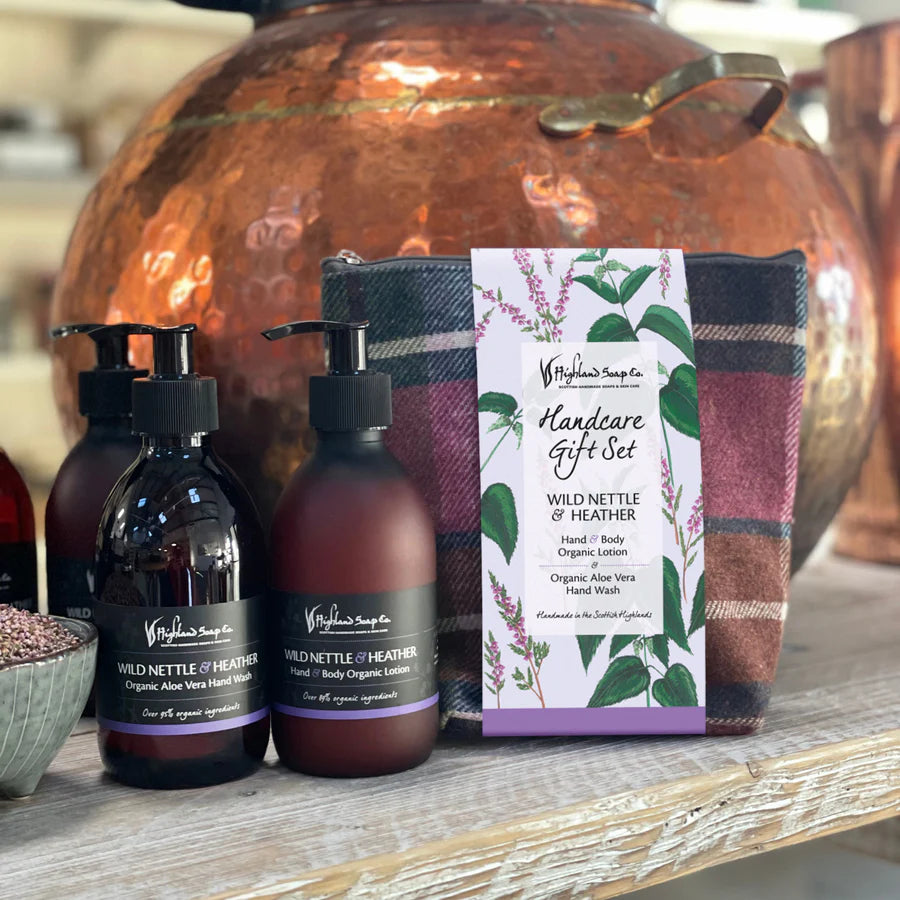 Highland Soap Company | Wild Nettle & Heather Handcare Gift Set – The Scottish Company
