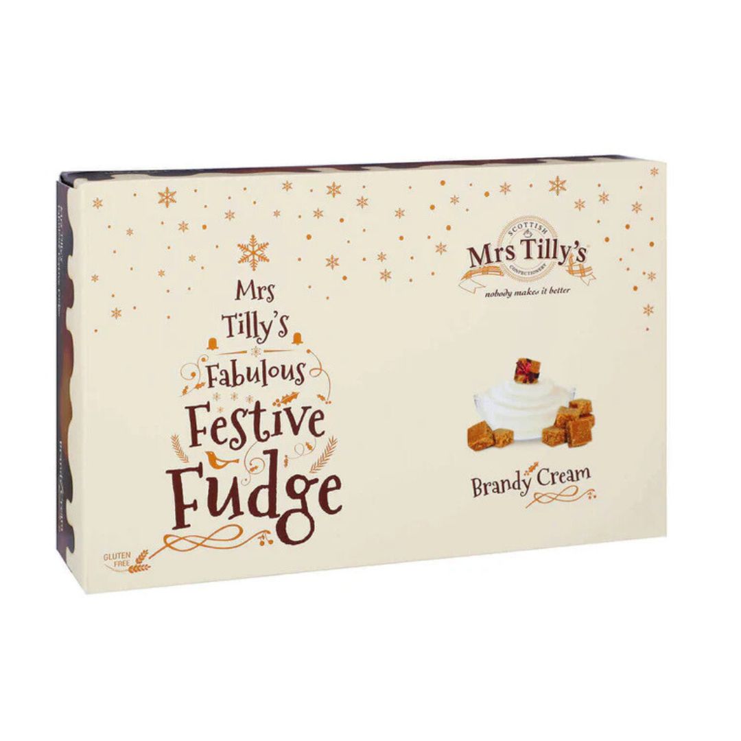 Mrs. Tilly's | Festive Brandy Cream Fudge 300g – The Scottish Company