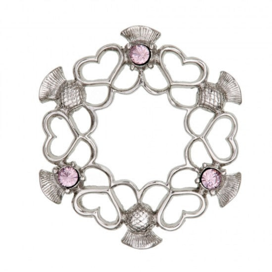 Art Pewter | Alliance Thistle Brooch – The Scottish Company