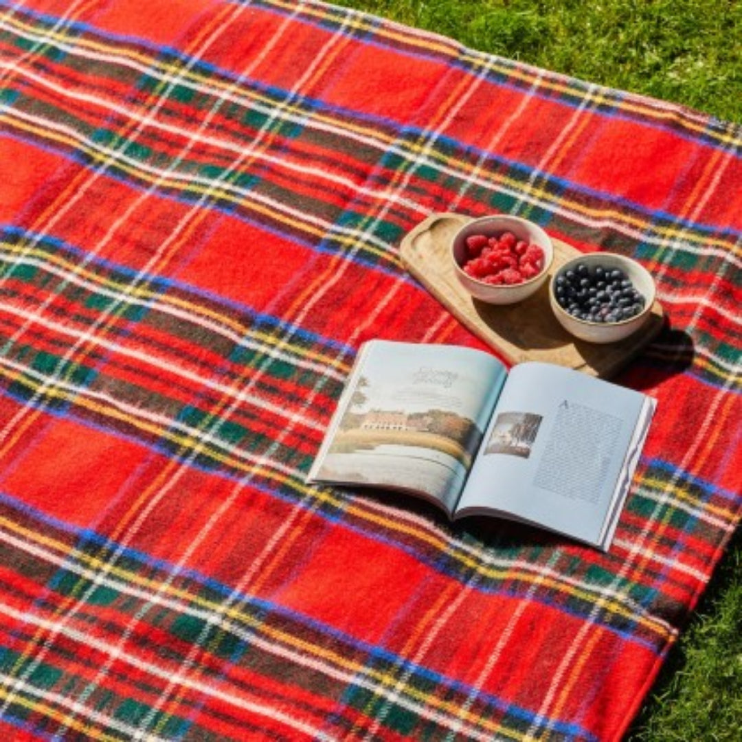 Tweedmill | Tartan Picnic Blanket - Royal Stewart – The Scottish Company