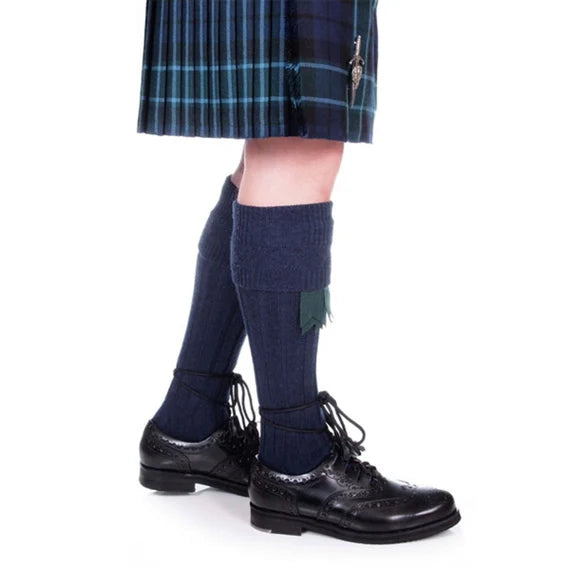 Lochcarron | Kilt Hose Navy Blue – The Scottish Company