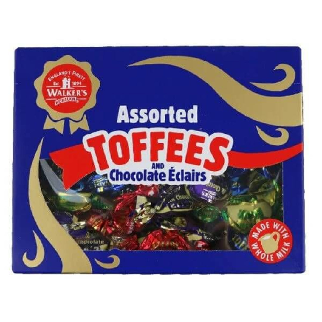 Walker's | Assorted Toffees & Chocolate Eclairs Gift Box 350g – The ...