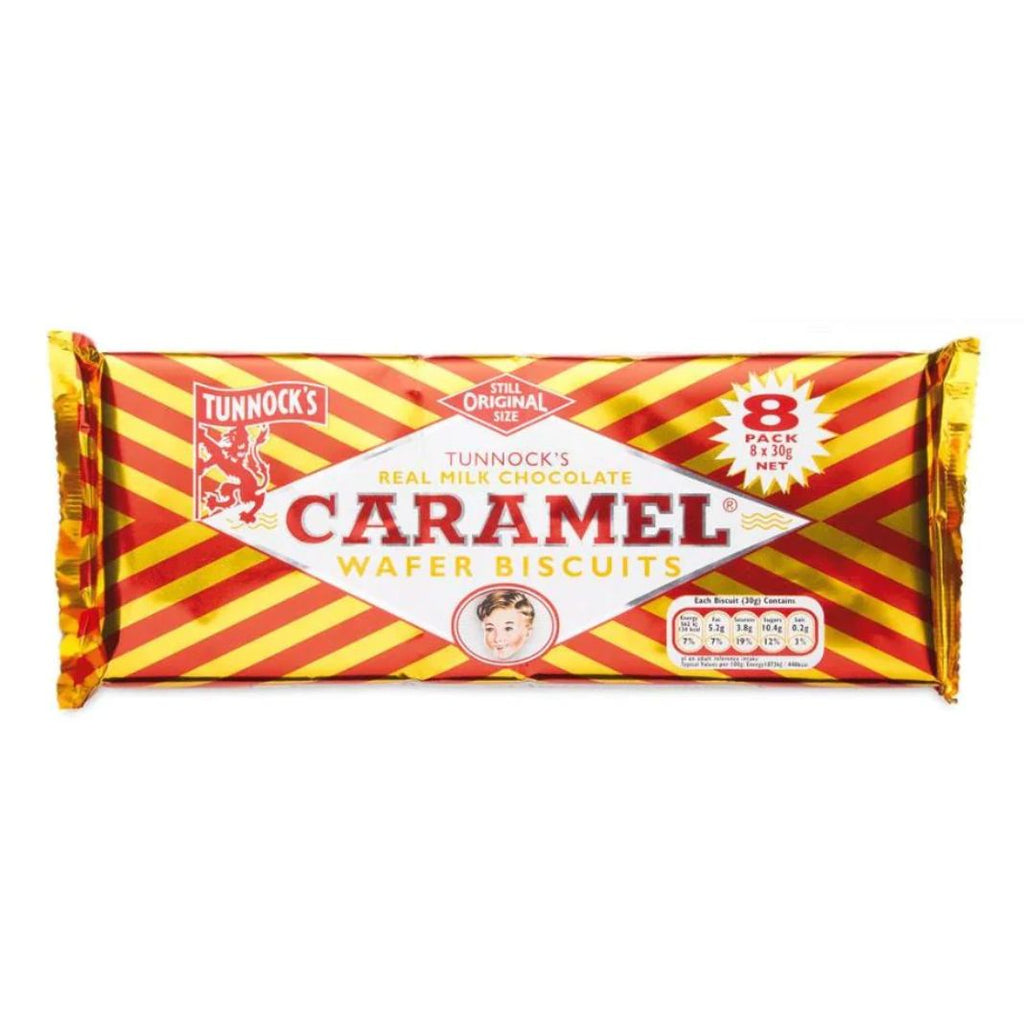 Tunnock Milk Chocolate Caramel Wafers, The Scottish Co – The Scottish ...